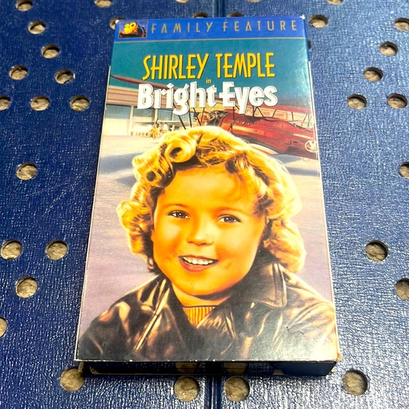 Media | Shirley Temple In Bright Eyes Vintage Vhs Videotape | Poshmark